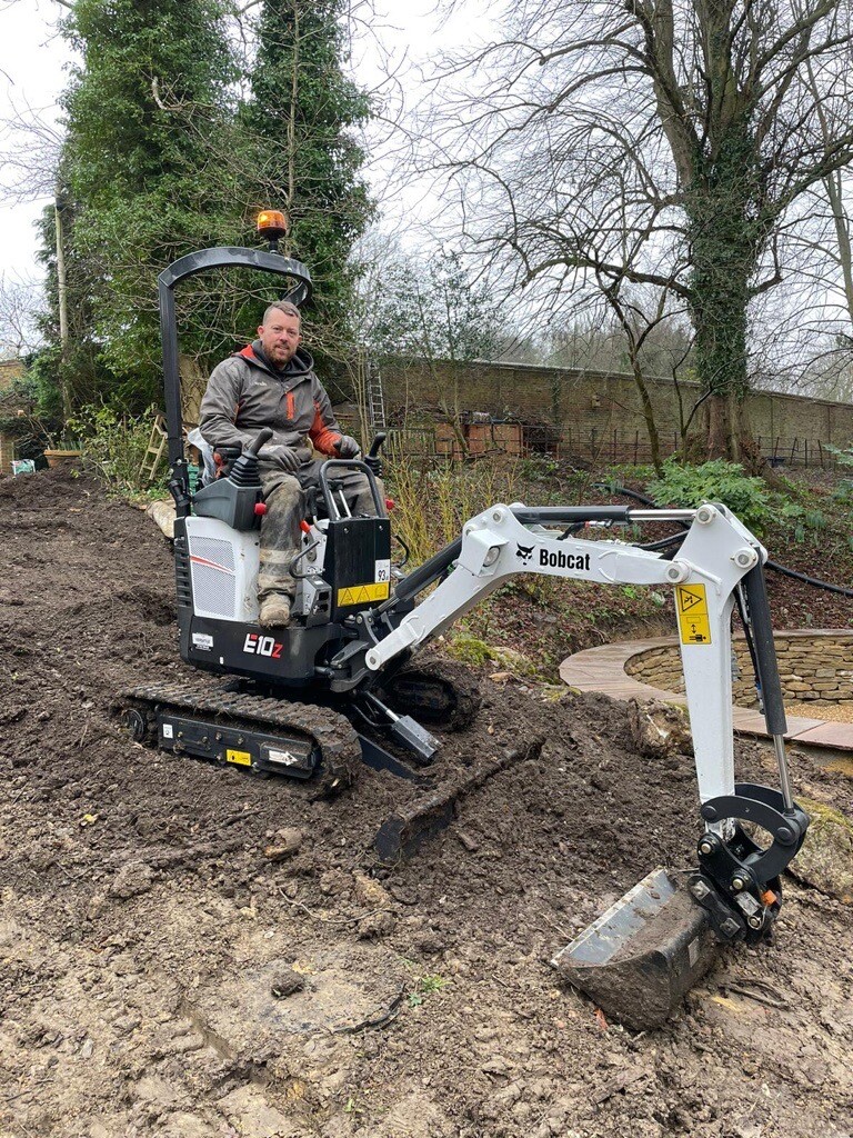 Bobcat E10z delivered to Brookland Landscapes - Versatile Equipment